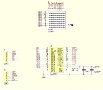Arduino Programming 8×8 Common Cathode LED Dot Matrix Display (MAX7219) : 8 Steps - Instructables
