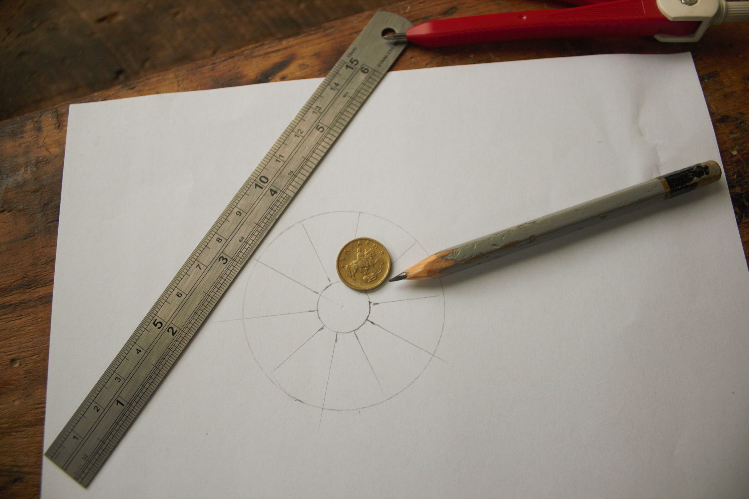 Simple Wood Carving - Flower (rosette) : 5 Steps (with Pictures ...