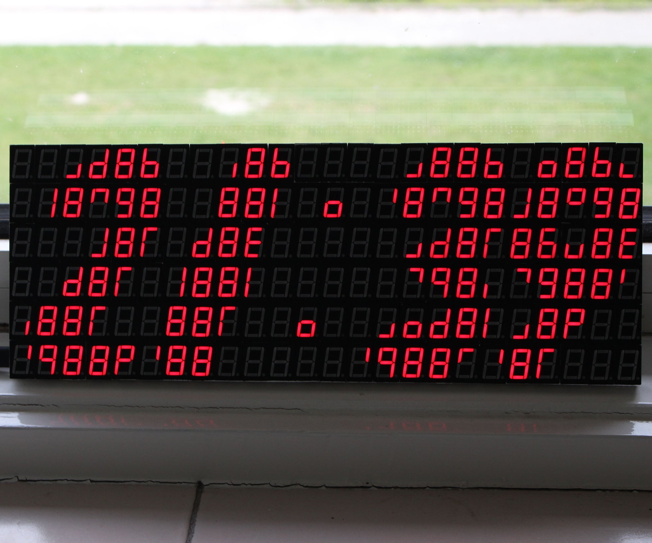 7 Segment Display Array 6 Steps With Pictures Instructables