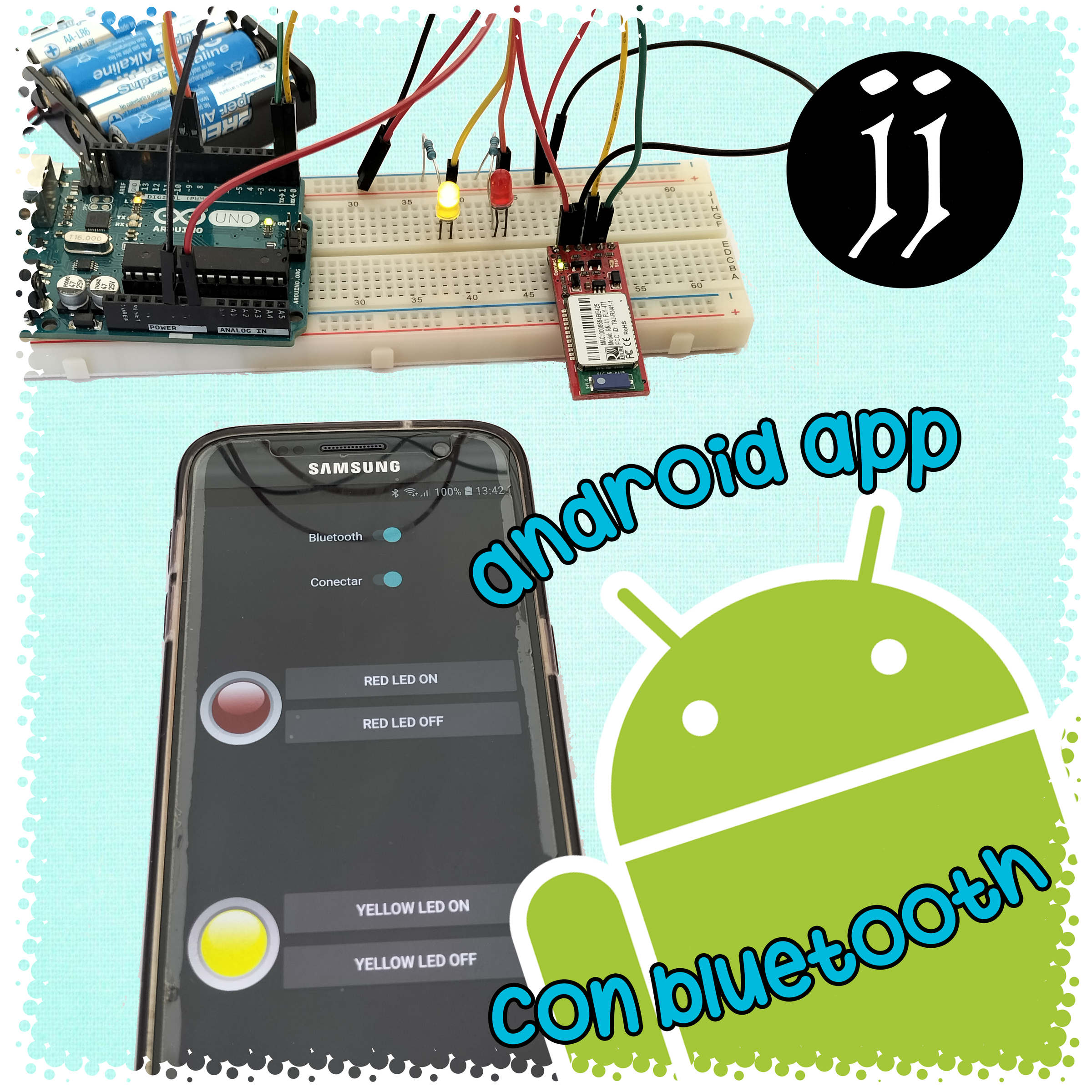 Lighting on and Off LEDs With an Android App : 4 Steps - Instructables