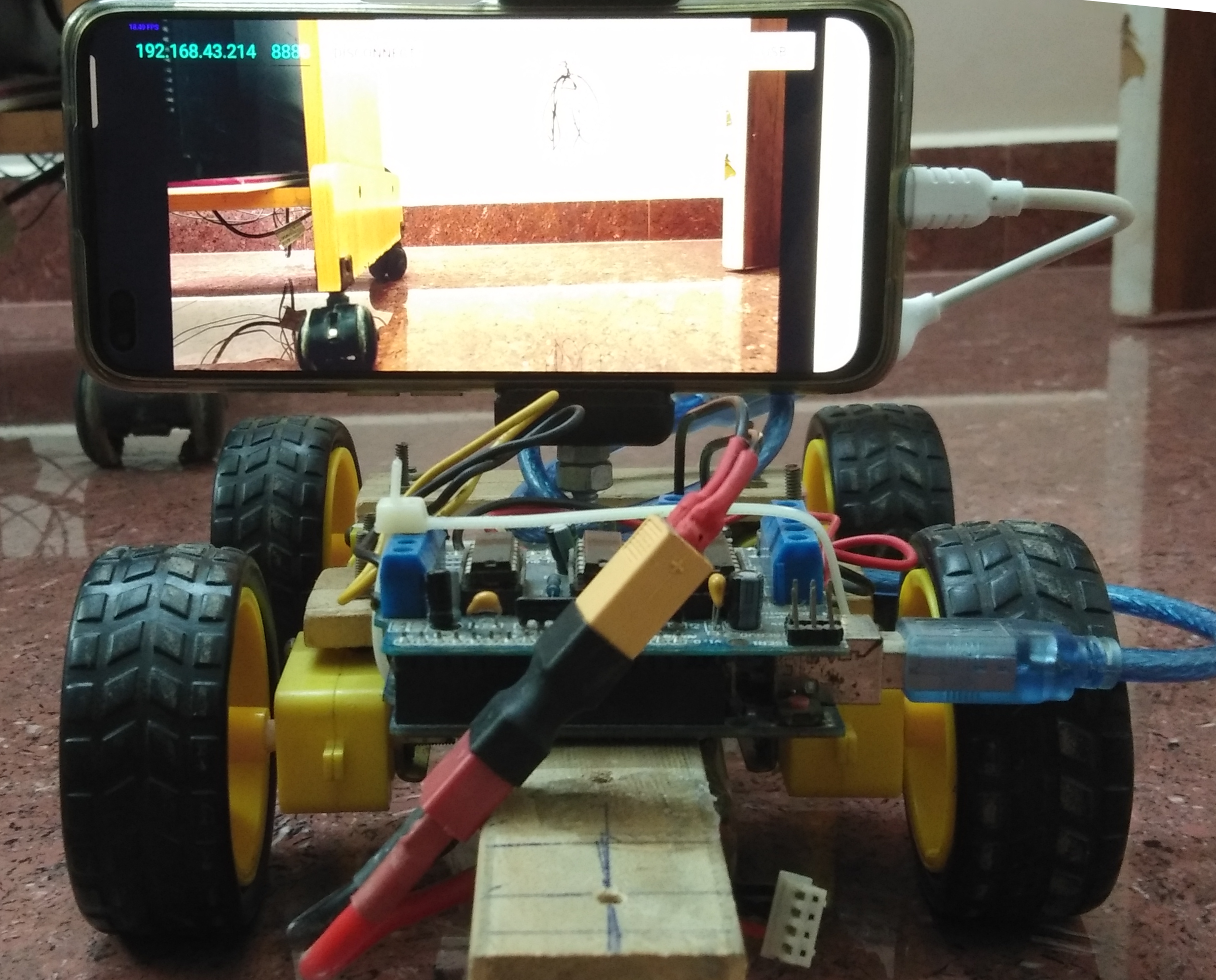 Android Powered Robot (with FPV, Wi-fi / 4G Control ) : 8 Steps ...