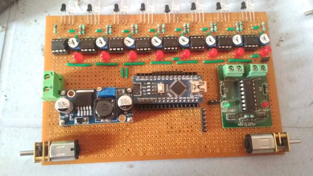 PID CONTROLLED LINE FOLLOWER BOT PCB : 6 Steps - Instructables