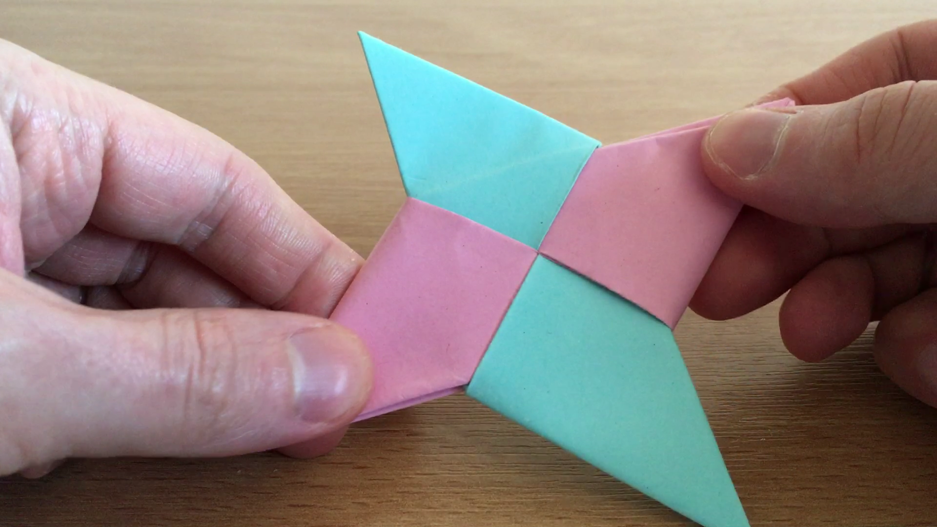 How to Make a Paper Ninja Star Shuriken Origami : 12 Steps (with ...