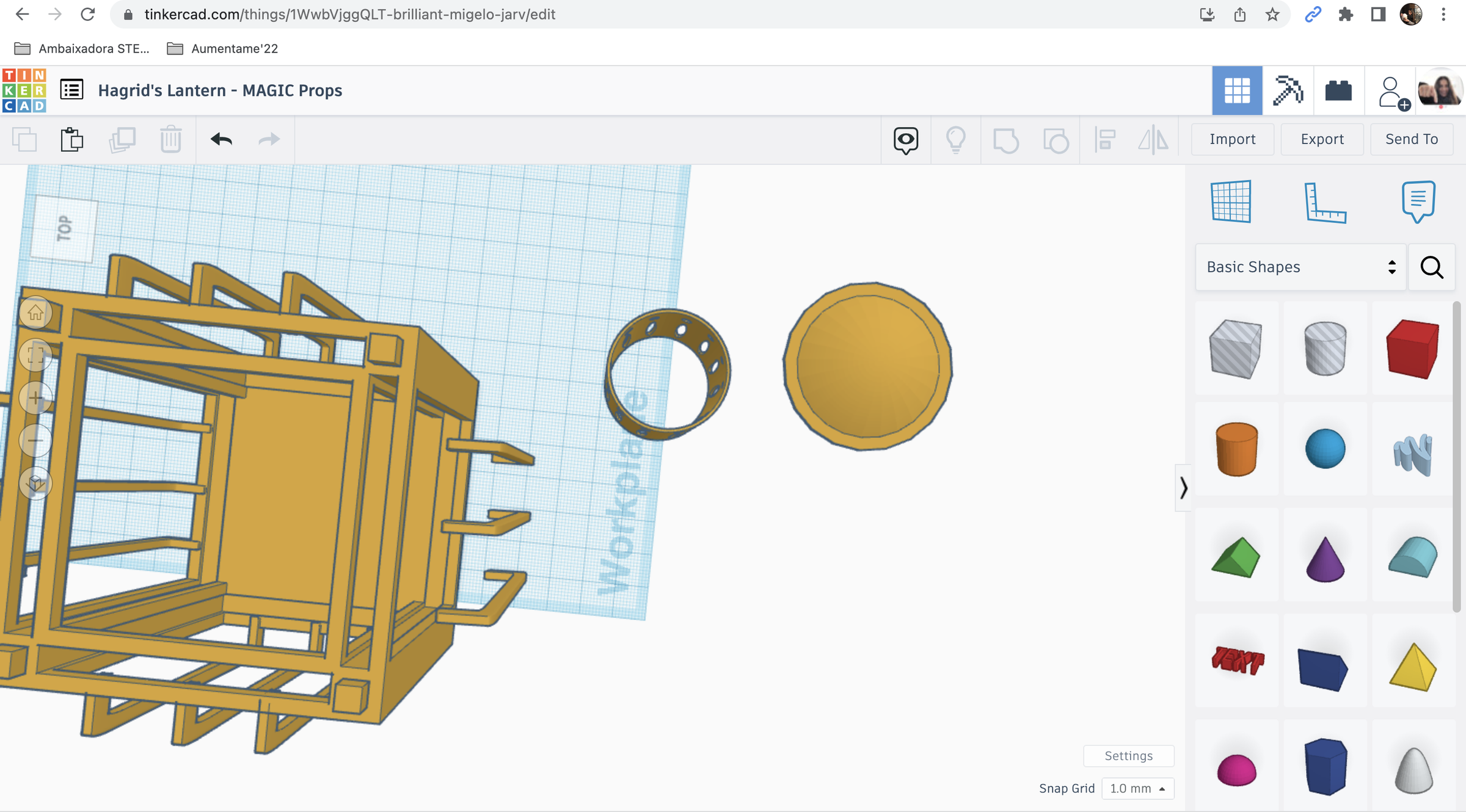 Hagrid's Interactive Lantern and Magic Wand With Tinkercad Circuits and ...