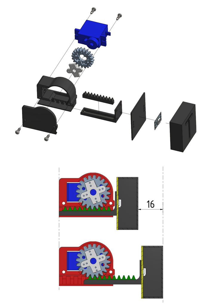 Word Clock Controlled By 114 Servos 14 Steps With Pictures