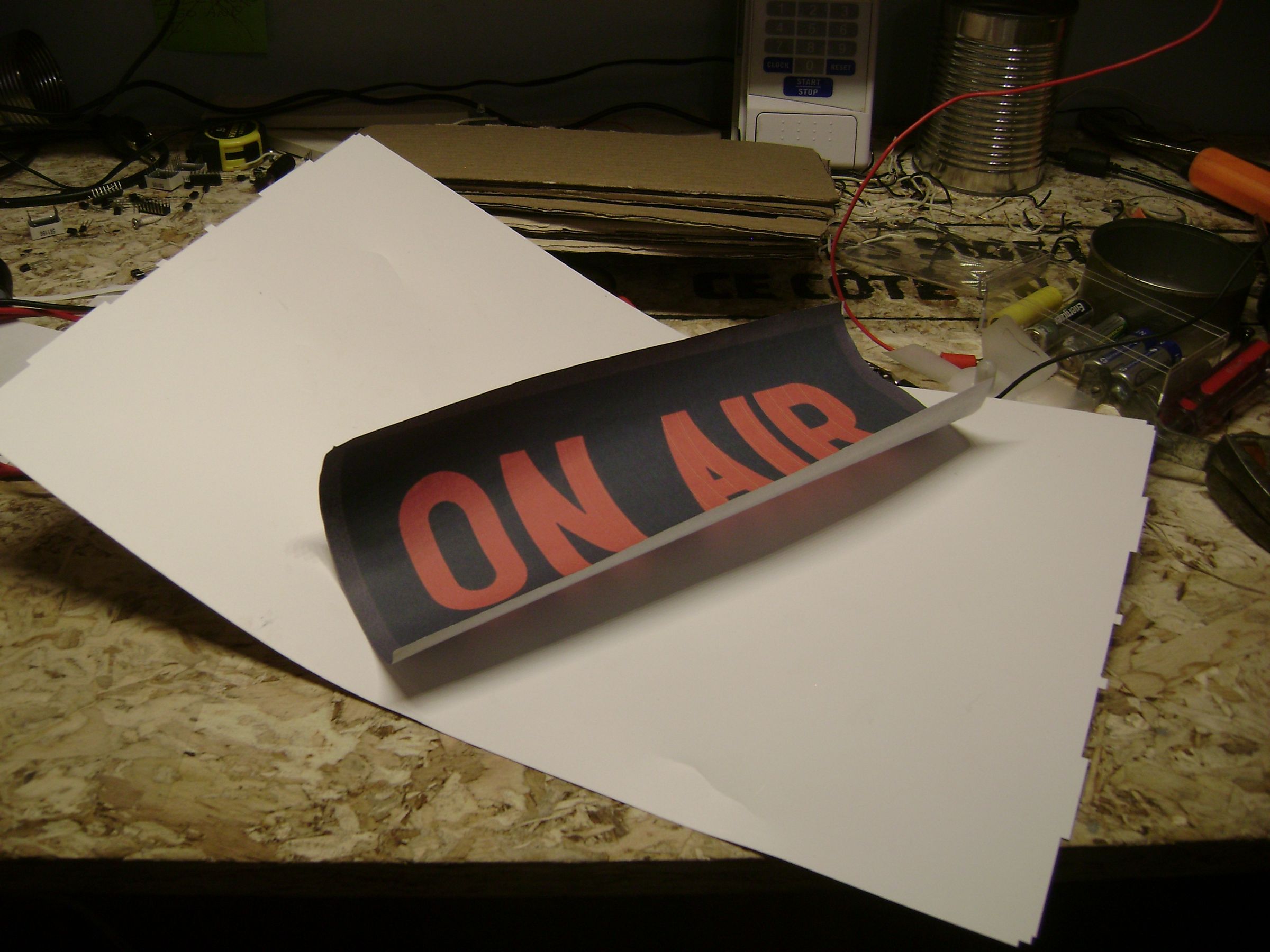 Simple LED Backlit Sign : 14 Steps (with Pictures) - Instructables