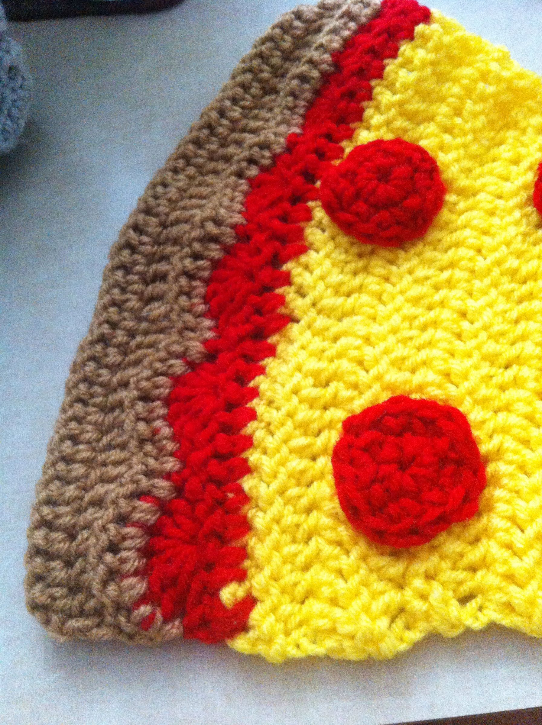 Crochet Pizza Scarf : 4 Steps - Instructables