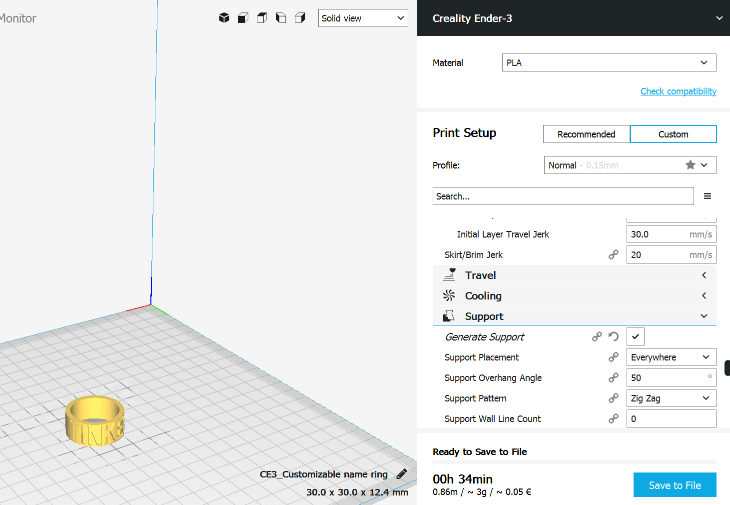 Customizable 3D Printed Name Rings : 9 Steps (with Pictures ...