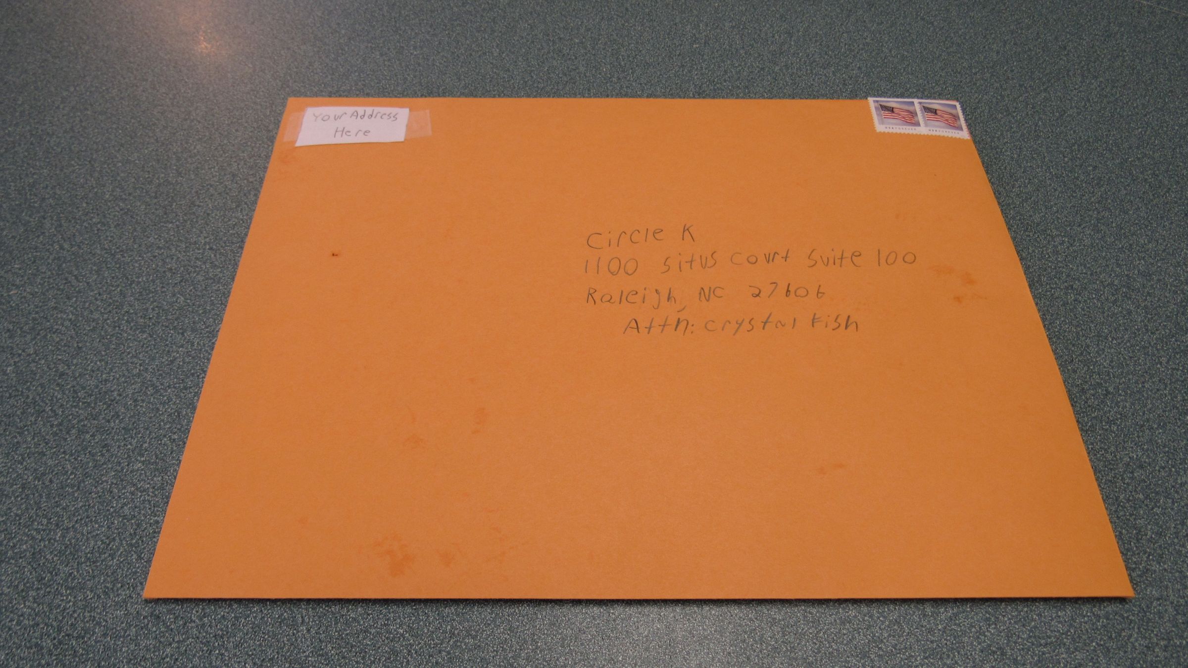 Self Addressed Envelope Meaning