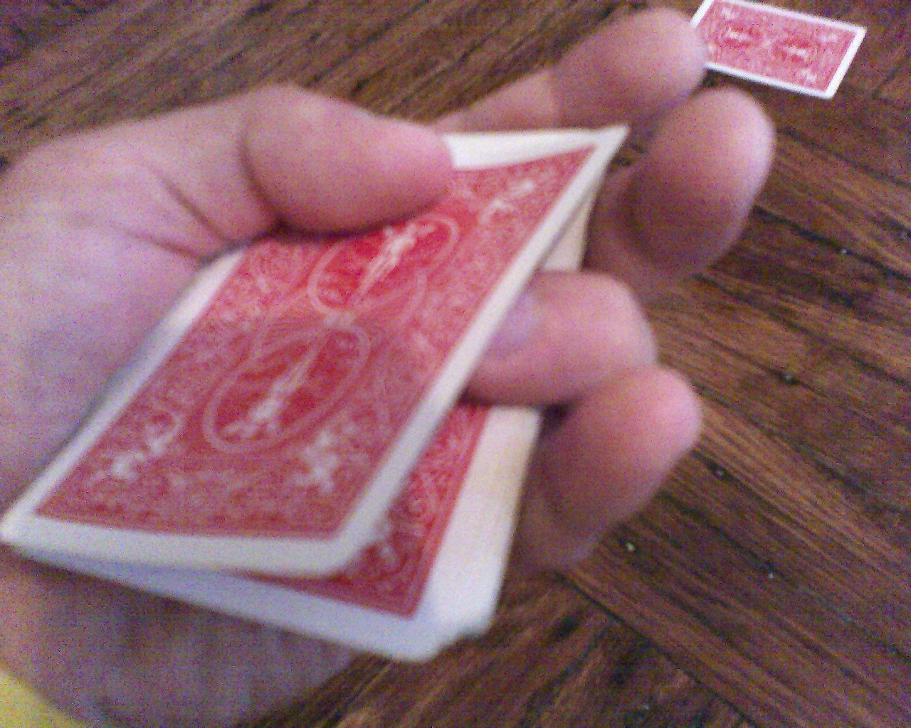 Deal/flick Cards From a Deck, With One Hand : 4 Steps (with Pictures ...