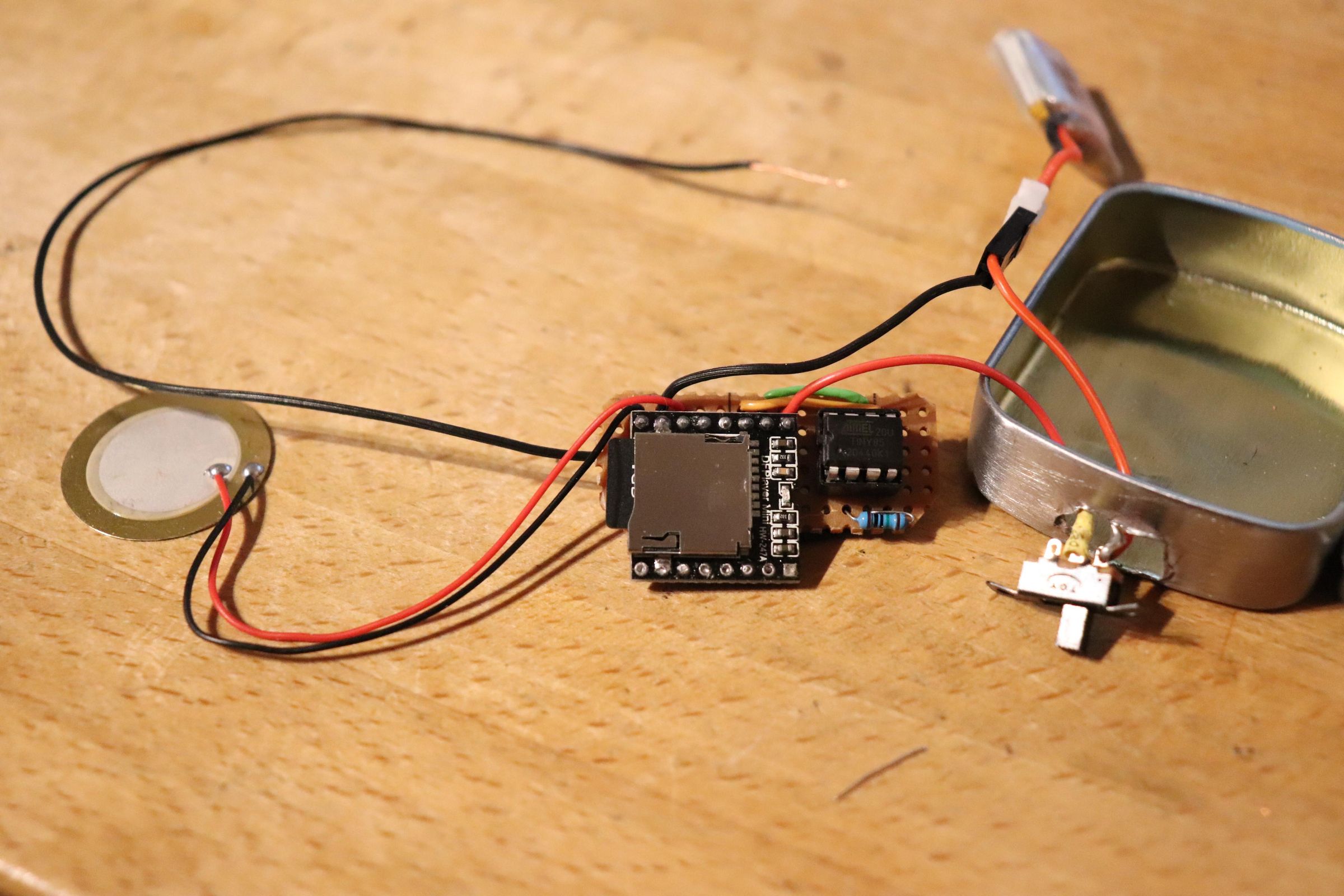 Sound Badge With Touch Sensor. : 9 Steps (with Pictures) - Instructables