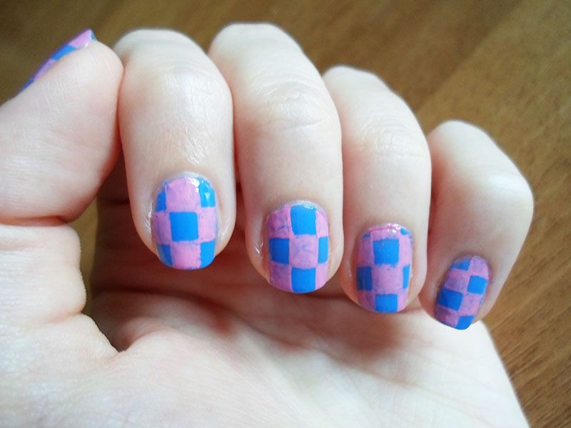 Checks Nail Art : 4 Steps (with Pictures) - Instructables