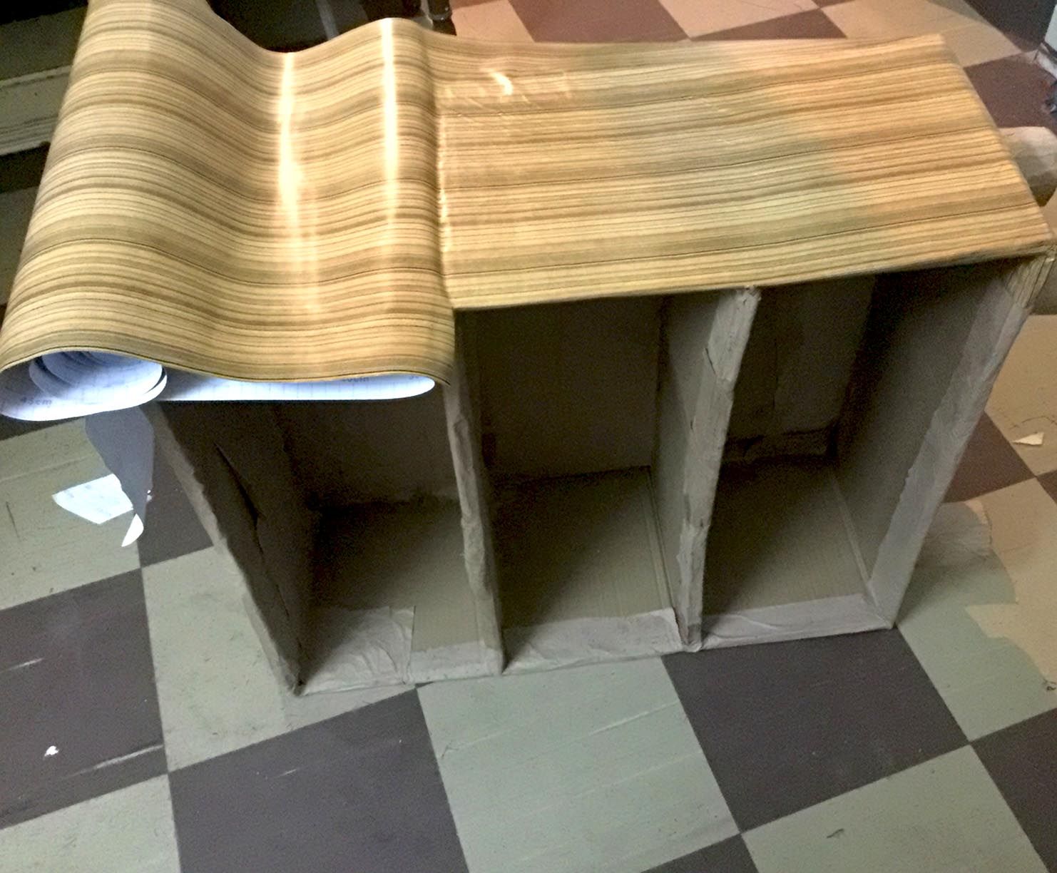 Turn Old Cheap CardBoard Box Into a Useful Premuim Storage Shelf With ...