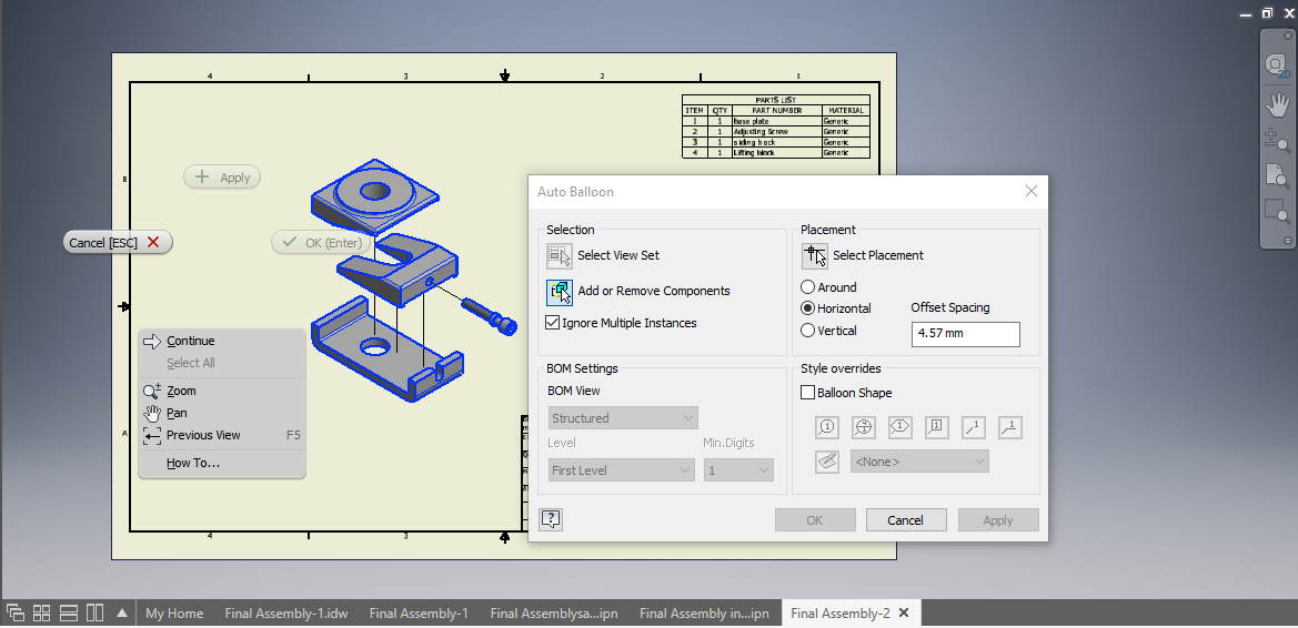 TAD 330- Making Isometric & Exploded Assembly View Drawings : 31 Steps ...