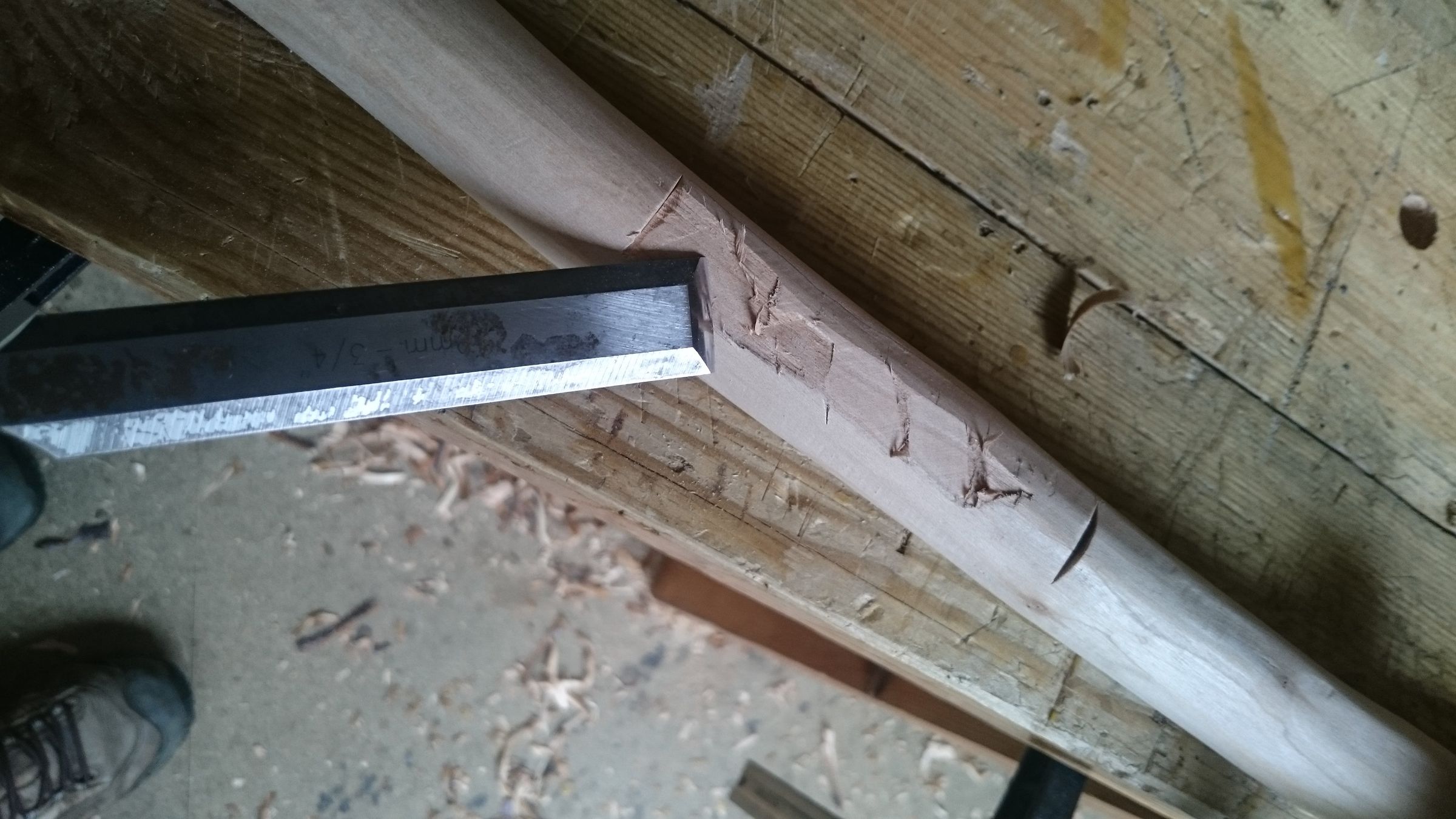 Walking Staff From a Cherry Branch : 6 Steps (with Pictures ...