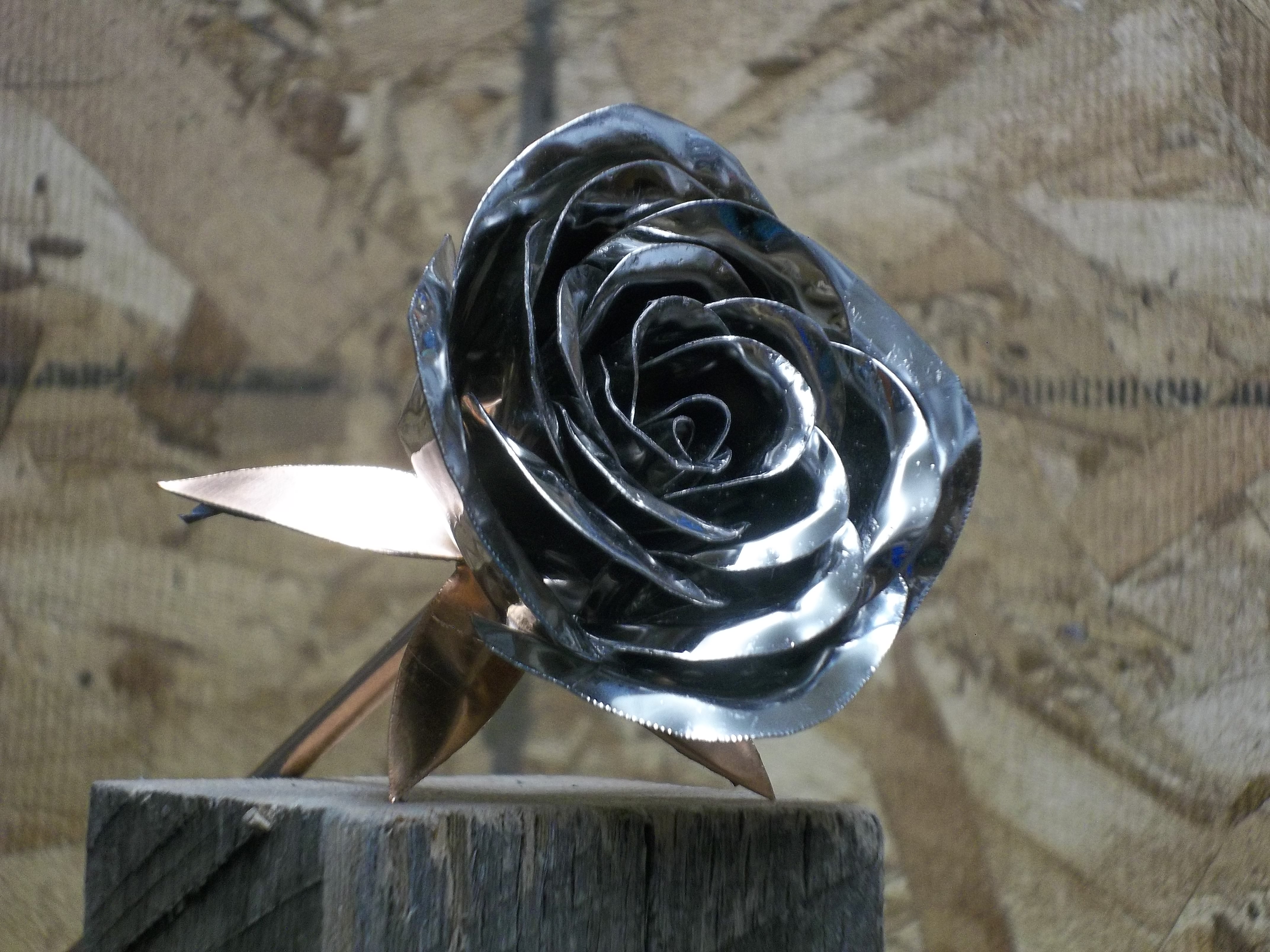 Metal Rose : 12 Steps (with Pictures) - Instructables