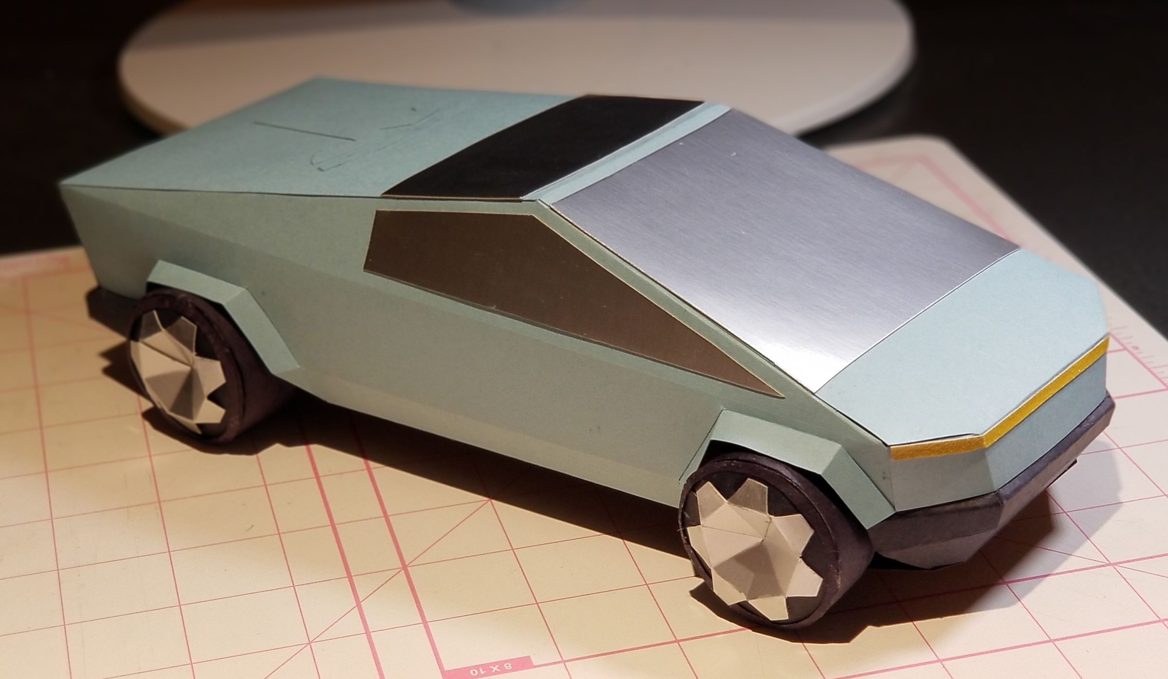 Tesla Cybertruck DIY Made of Paper! :) : 9 Steps (with Pictures ...