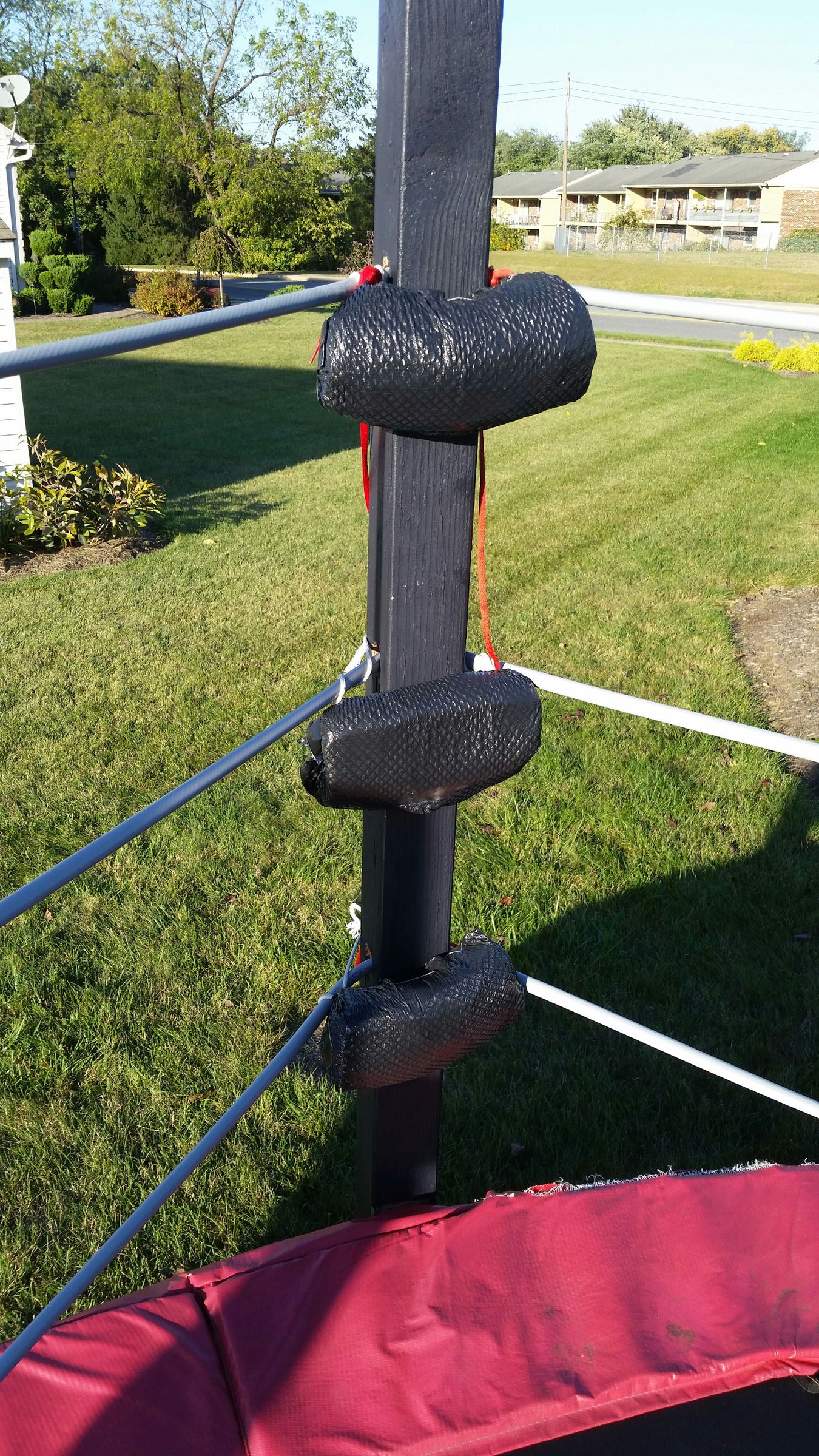 Trampoline Wrestling Ring Backyard Ring