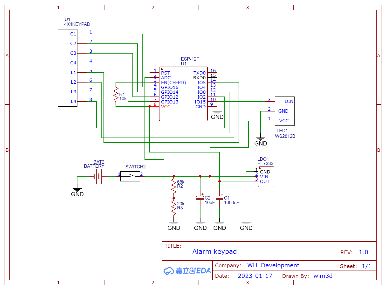 Alarm Keypad MQTT ESP8266 : 4 Steps (with Pictures) - Instructables