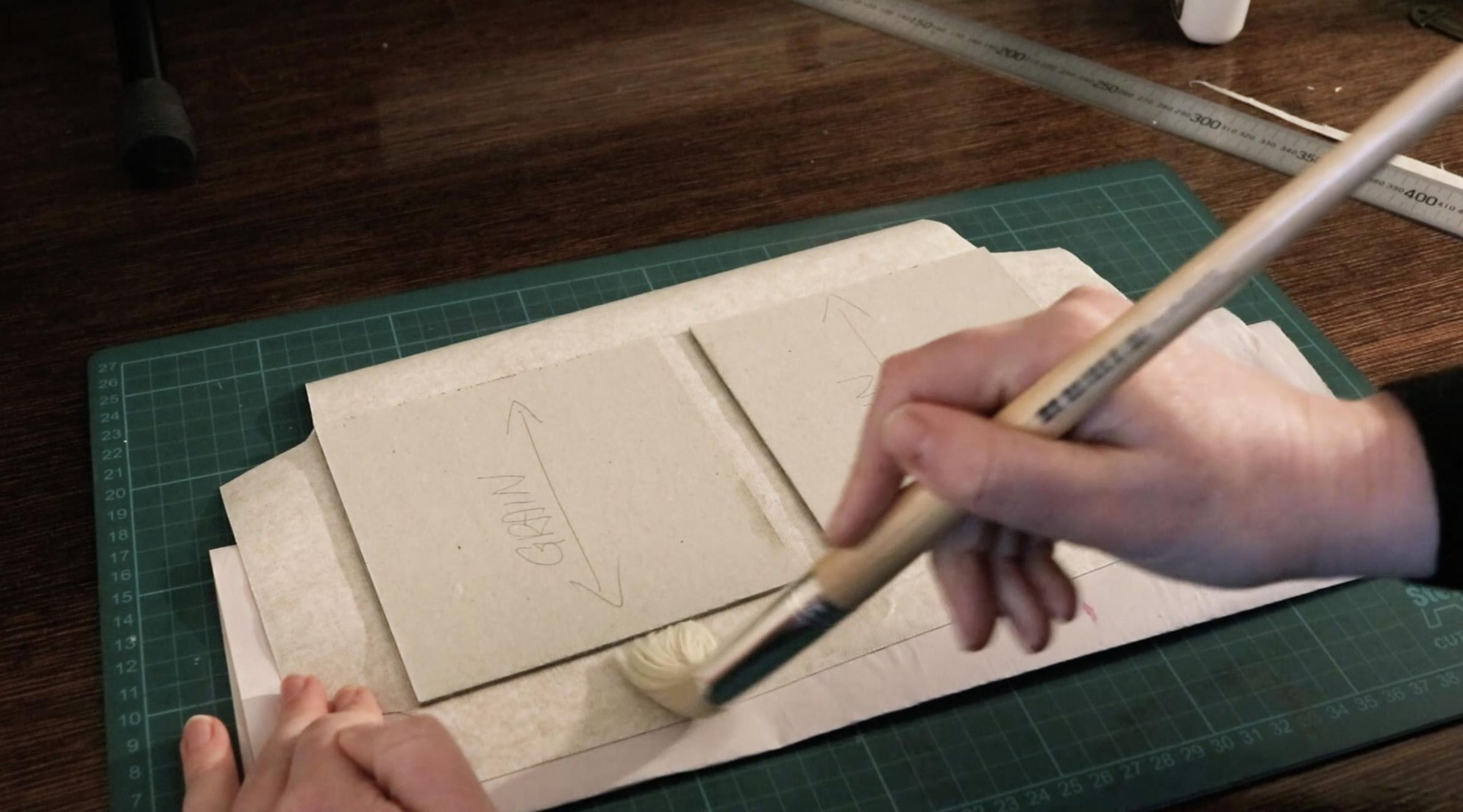 Make a Hard Cover for Your Handmade Book : 8 Steps (with Pictures ...