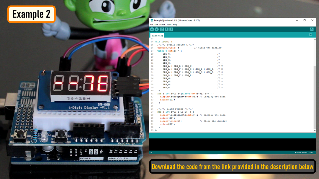 How to Use the TM1637 Digit Display With Arduino : 14 Steps (with ...