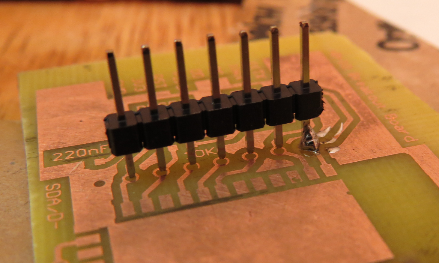 Soldering Headers Without Drilling Holes : 5 Steps (with Pictures ...