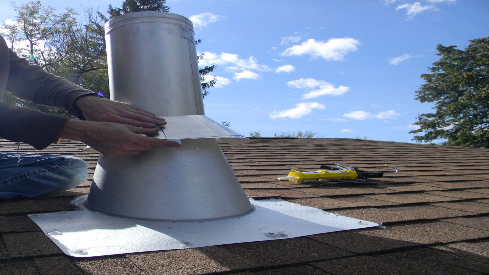 Chimney Pipe Installation for Wood Stove Through a Flat Ceiling : 8 ...