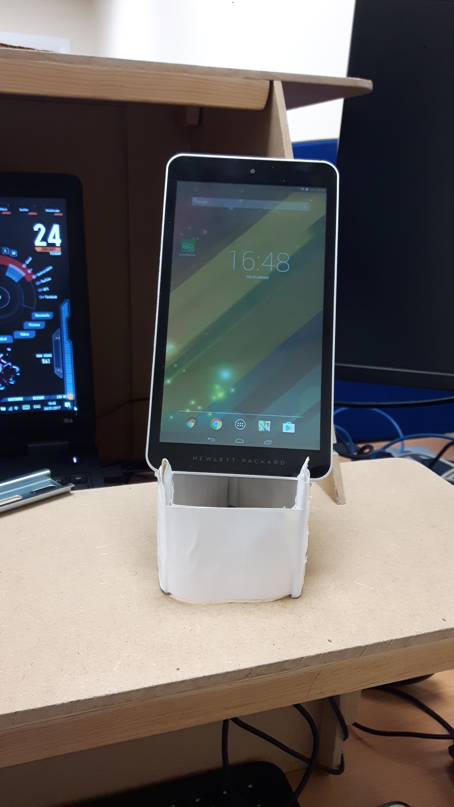 Cardboard Tablet Support : 5 Steps - Instructables