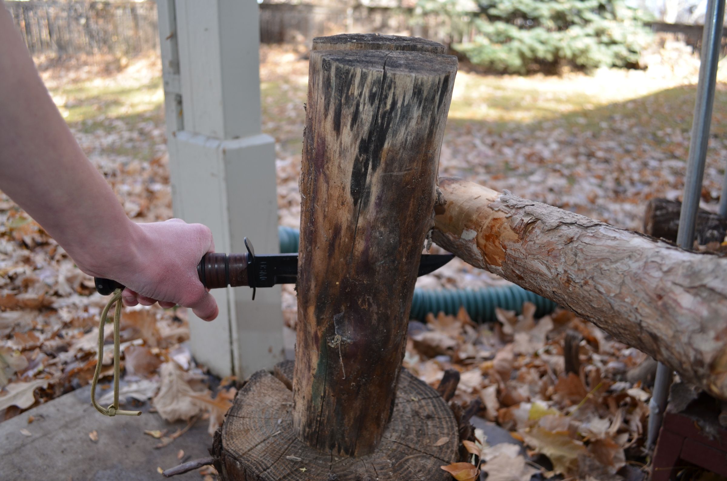 How to Split Firewood...With a Knife : 5 Steps (with Pictures ...