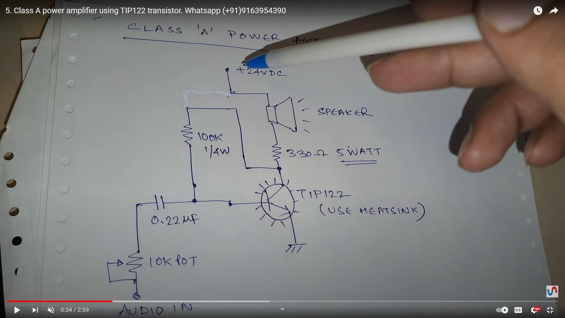 Class a Self Biased Audio Power Amplifier - Instructables
