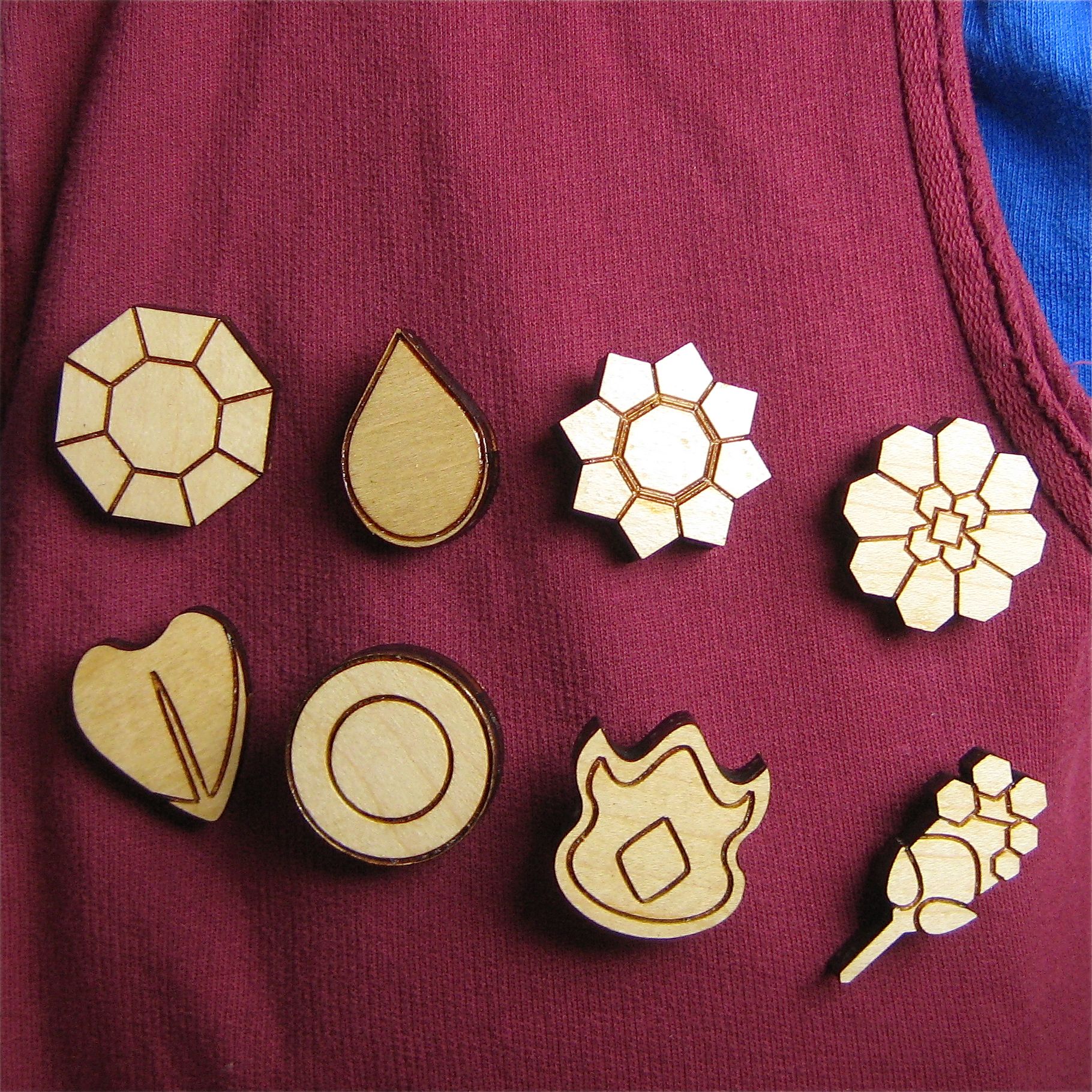 Laser Cut Pokemon Gym Badges : 5 Steps (with Pictures) - Instructables