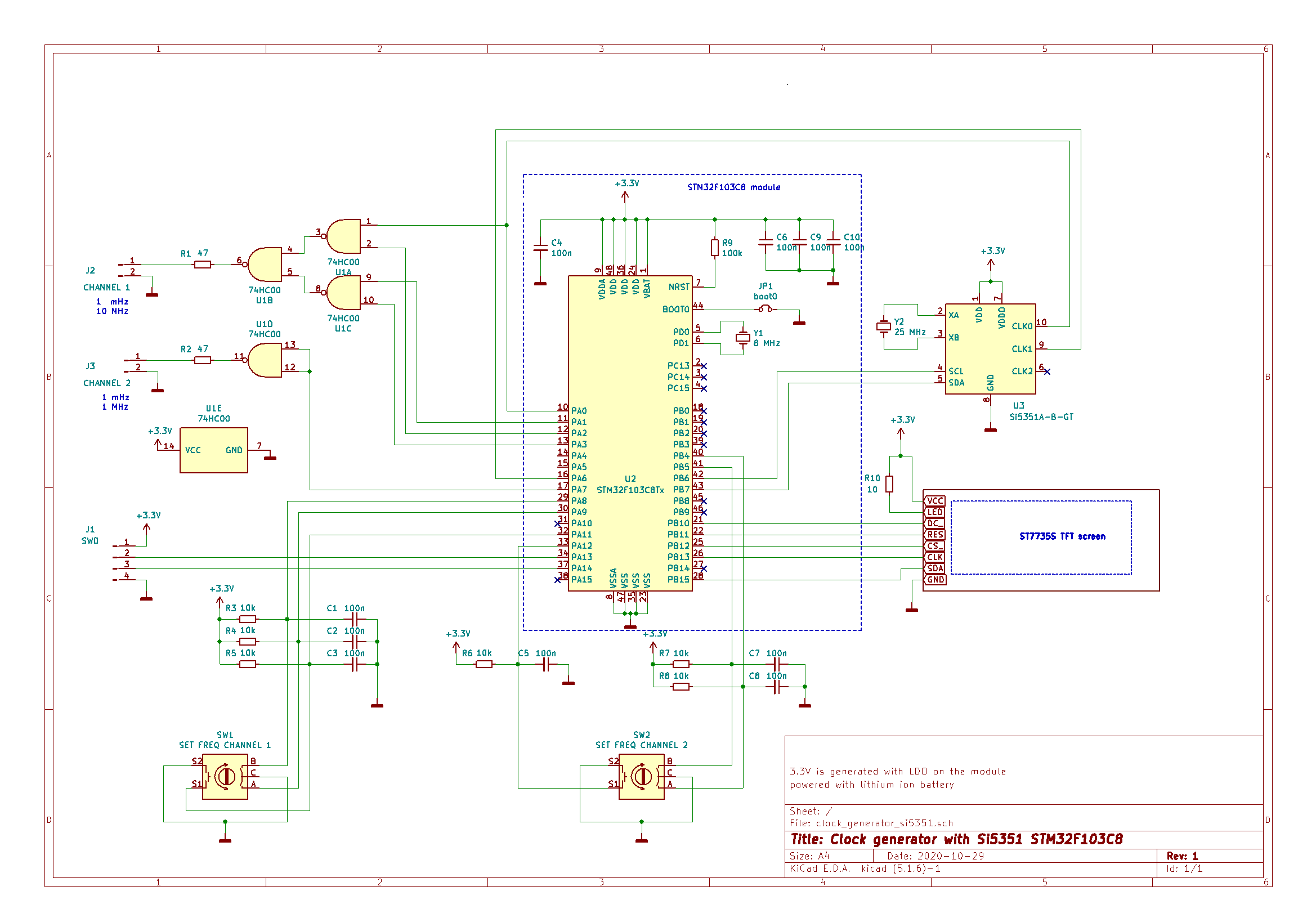 Clock Generator With Si5351 and Blue Pill : 6 Steps (with Pictures ...