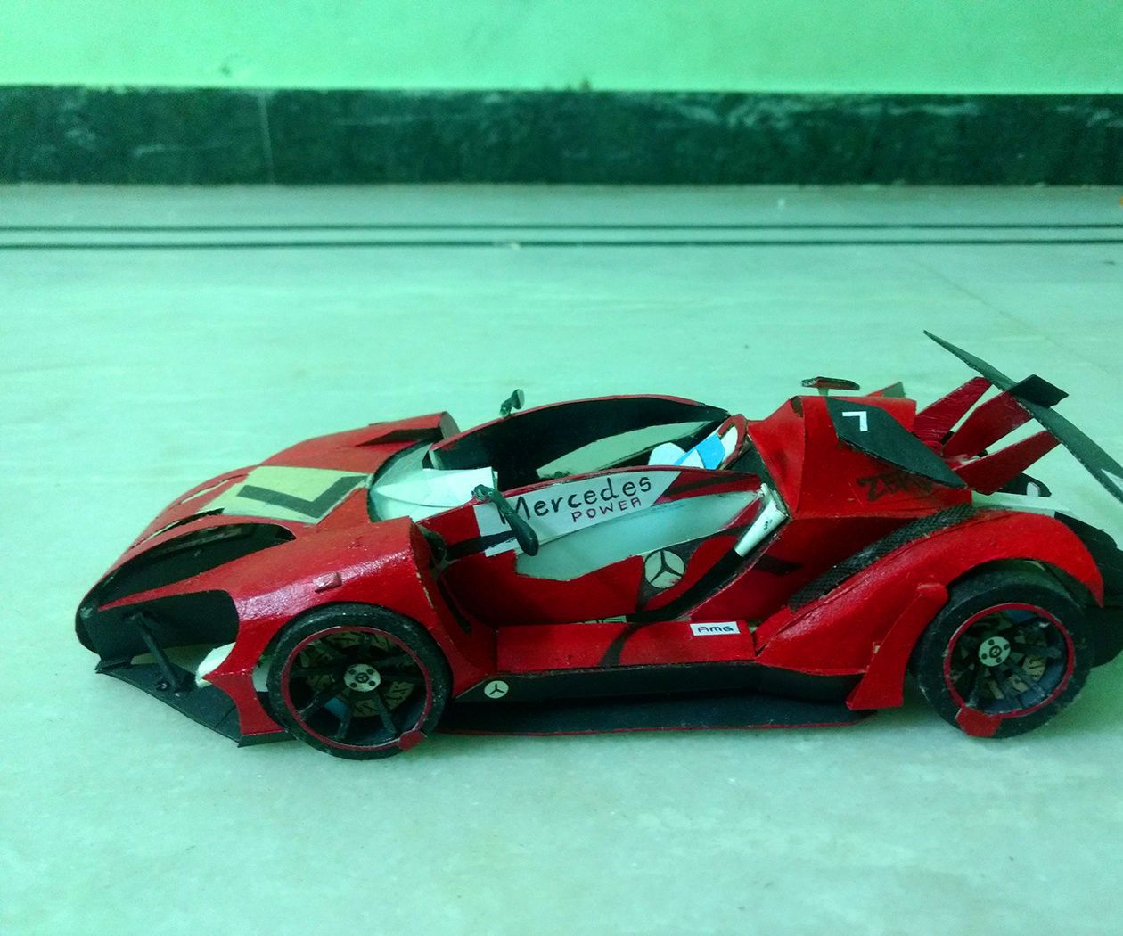 MERCEDES Paper Car. : 6 Steps - Instructables