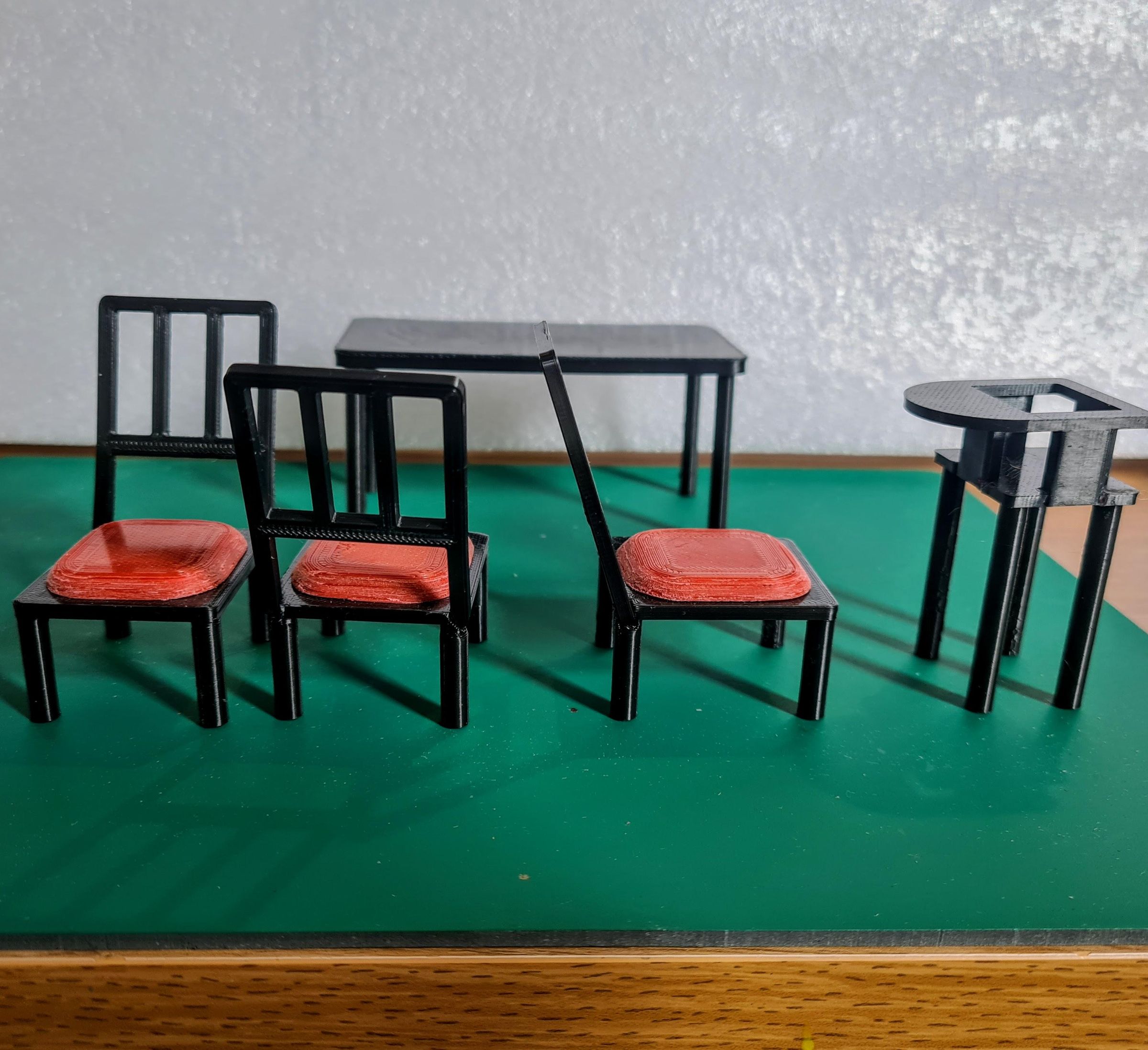 Sylvanian Sized Dining Set (Tinkercad & 3D Printing Tutorial) : 12 ...