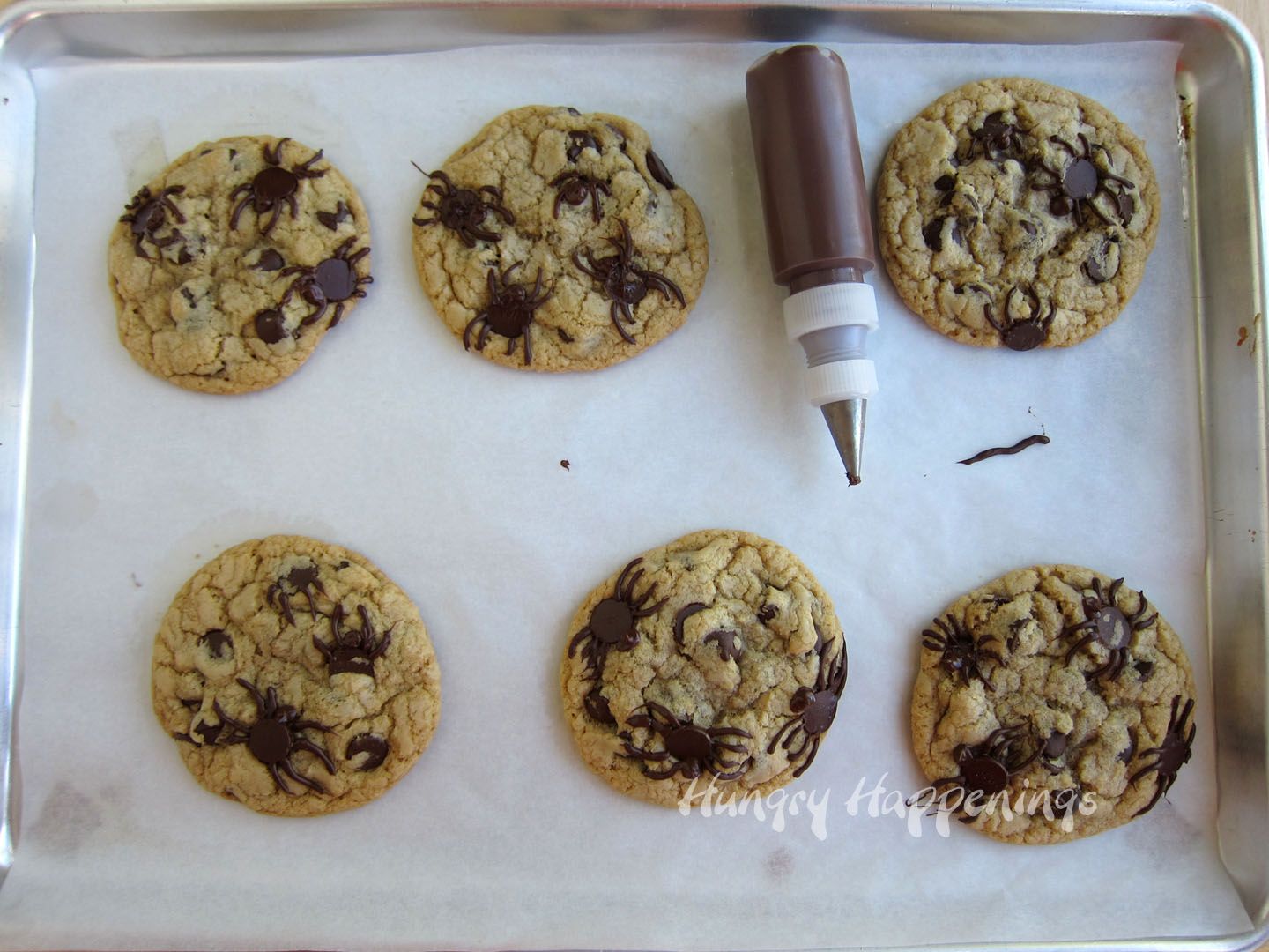 Spider Infested Chocolate Chip Cookies : 5 Steps (with Pictures ...