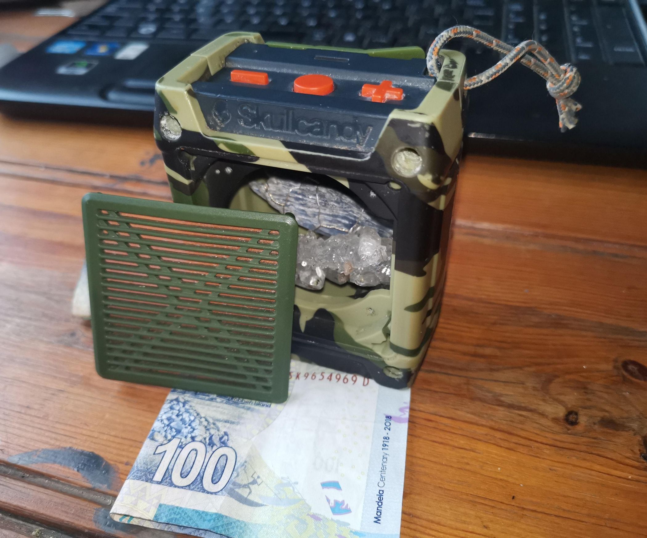 Portable Speaker Secret Storage : 4 Steps - Instructables