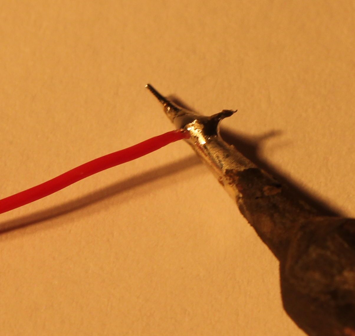 How to Strip Short Pieces of Thin (0.7mm) PTFE (teflon) Coated Wire at ...