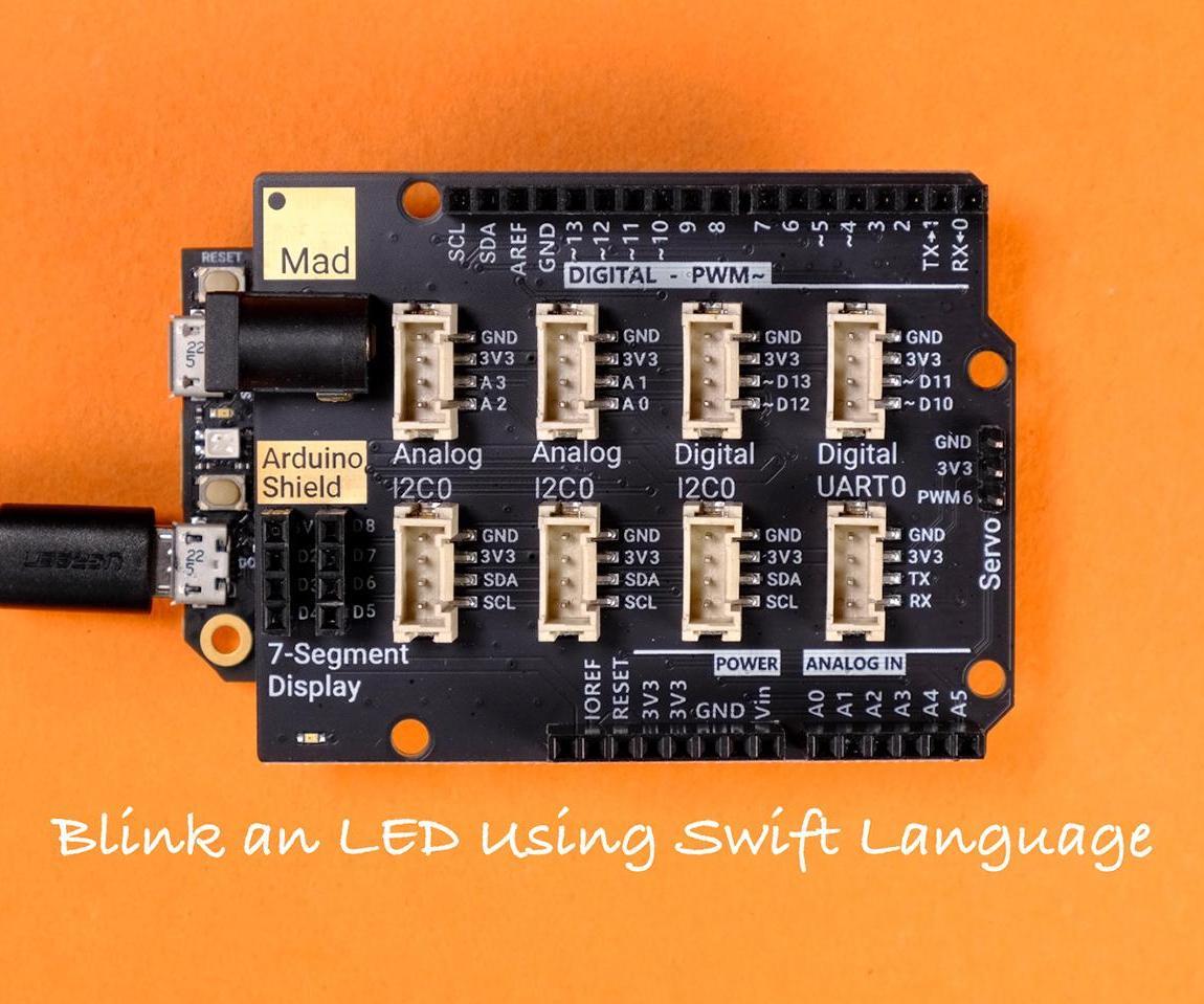 Blink an LED Using Swift Language : 7 Steps - Instructables