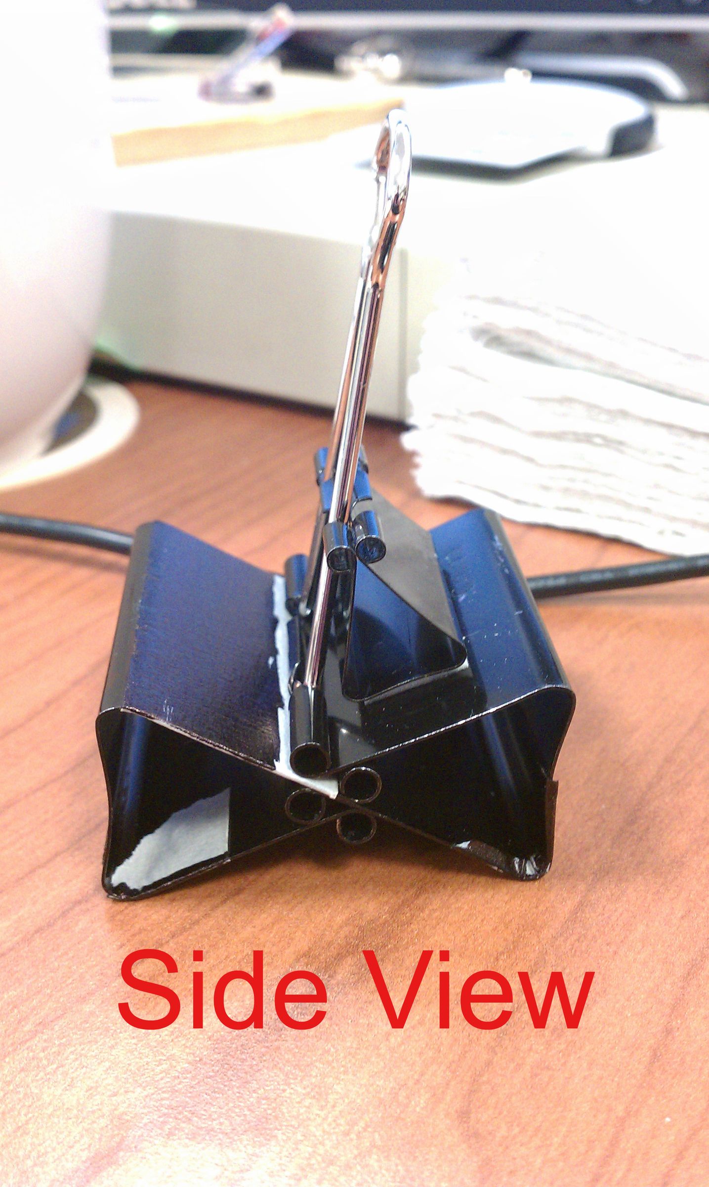 The PERFECT (Universal) DIY Phone Stand With Only THREE Binder Clips ...