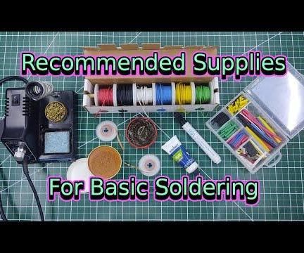 Recommended Supplies for Basic Soldering : 6 Steps (with Pictures ...