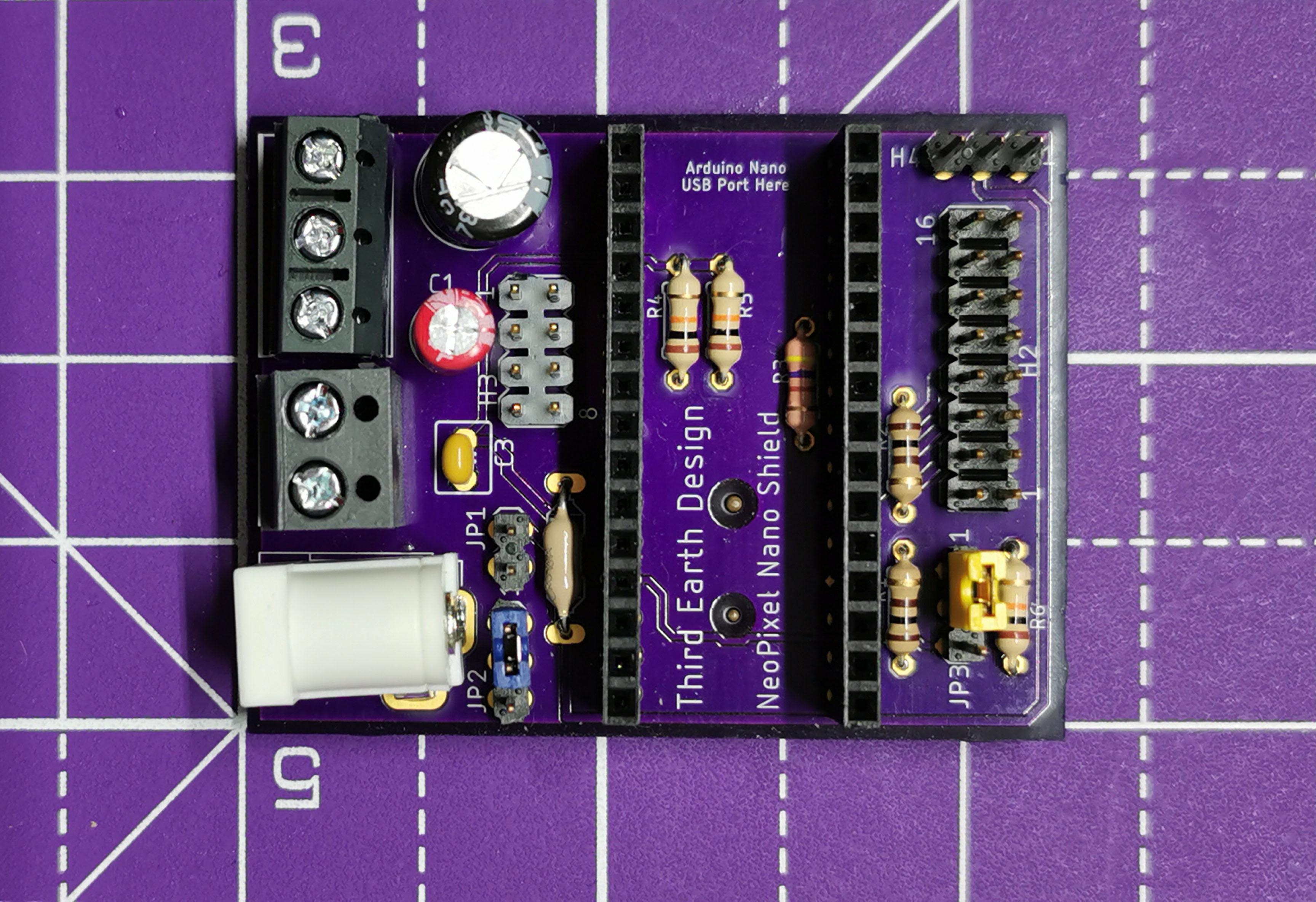 Arduino Nano NeoPixel Shield With Integrated RTC : 5 Steps - Instructables