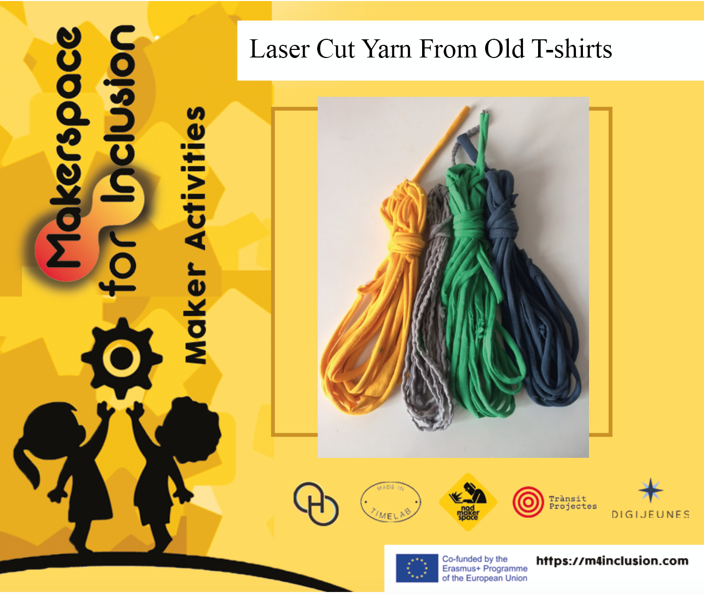 Laser Cut Yarn From Old T-shirts : 8 Steps - Instructables