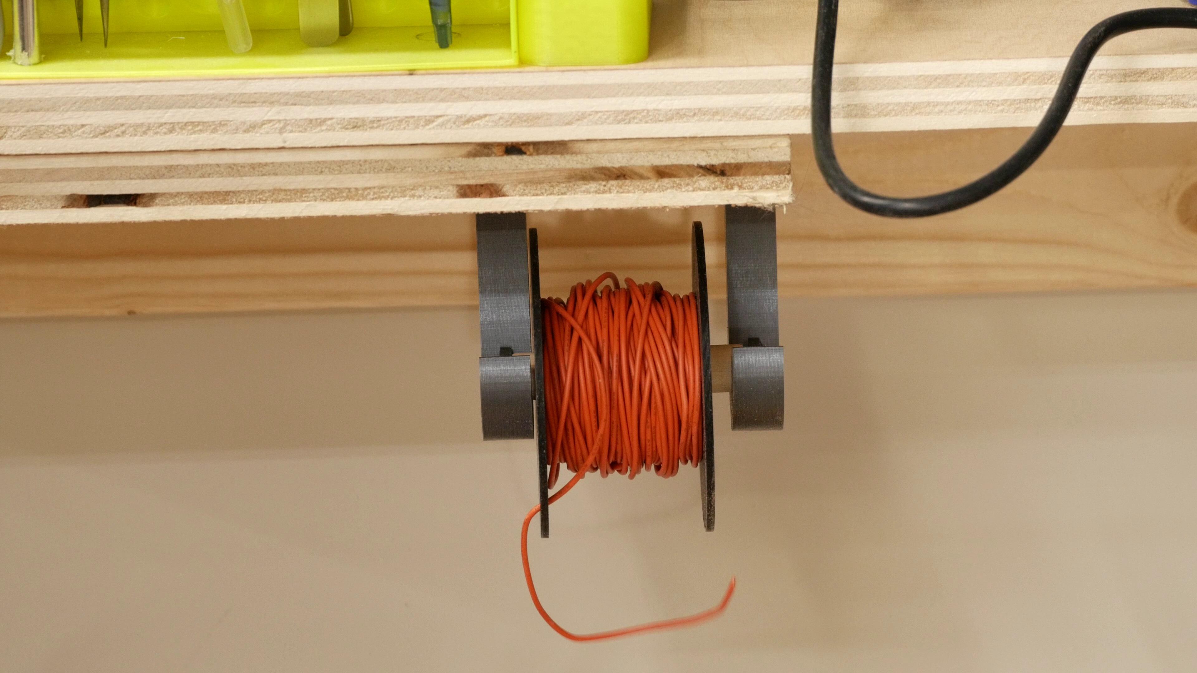 Ultimate Wire Spool Hanger With Removable Spools : 4 Steps (with ...