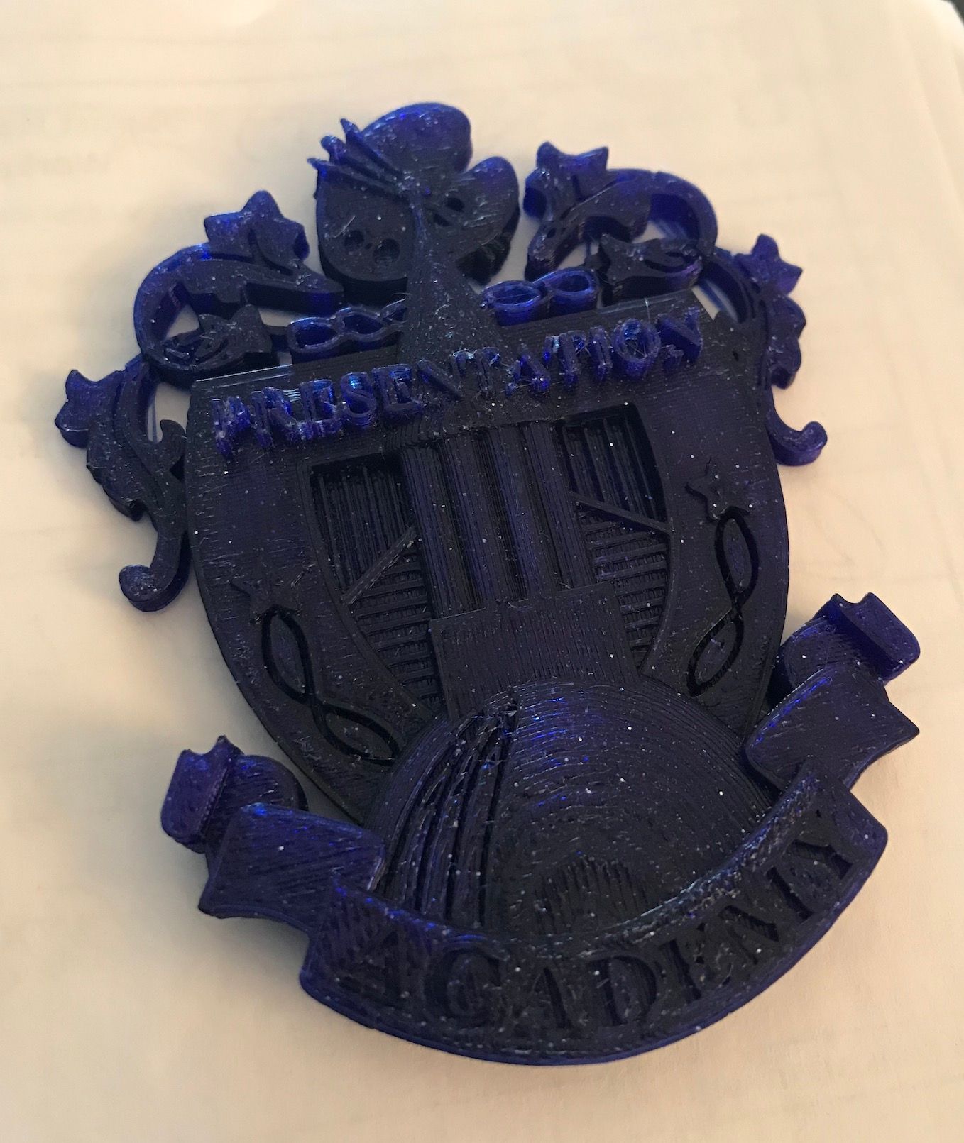 3D PRESENTATION Academy NAHS Club Crest : 7 Steps - Instructables