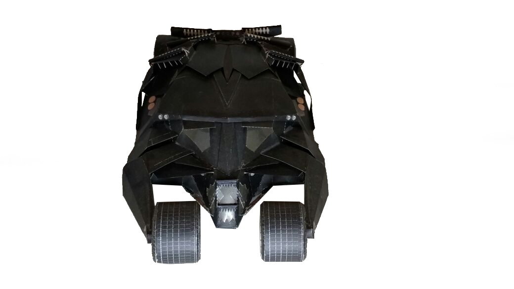 Paper Batmobile - "The Tumbler" From Nolan's Batman : 4 Steps (with ...