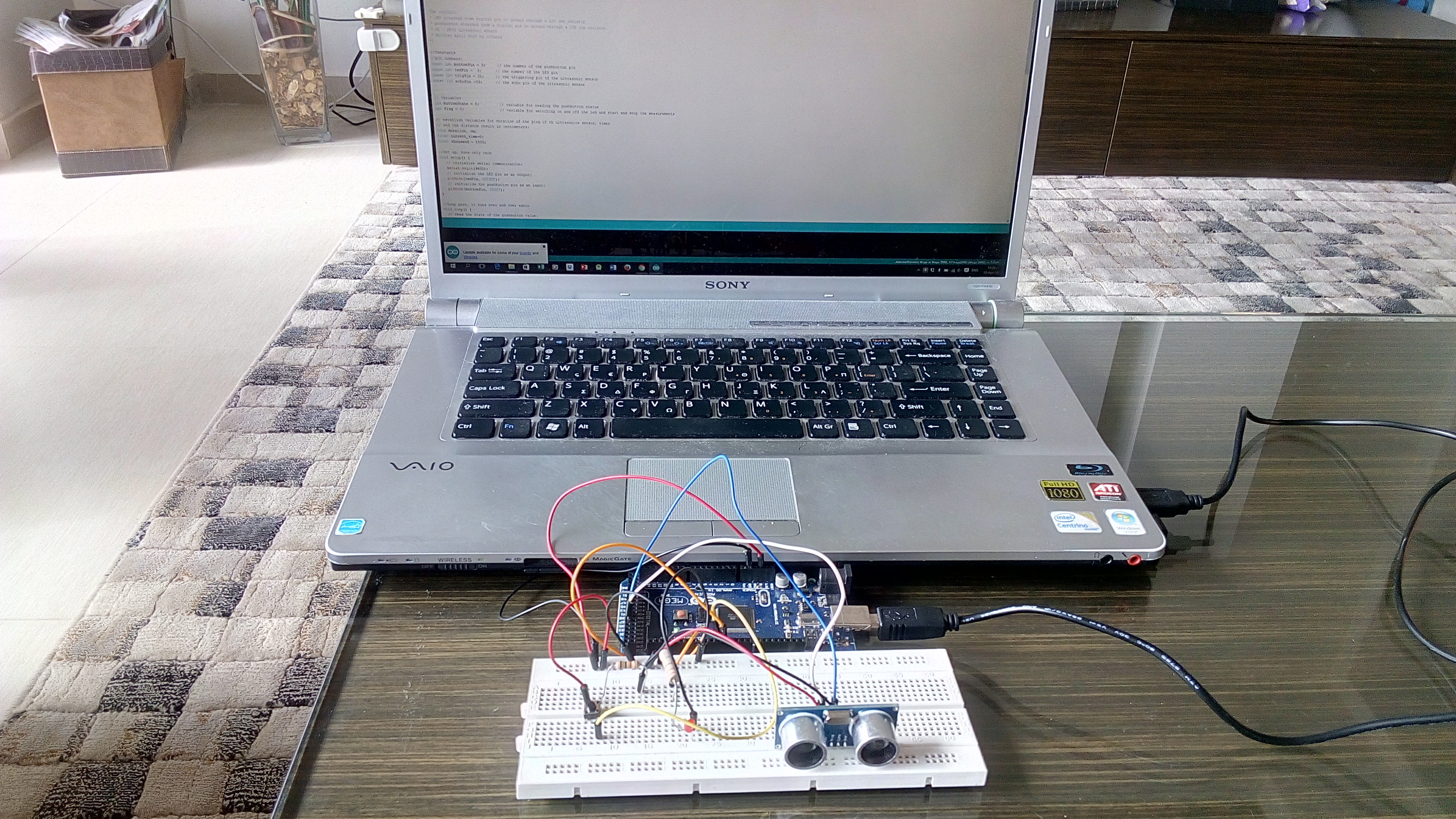 Measuring Distance Over Time With Arduino HC-SR04 Ultrasonic Sensor : 4 ...