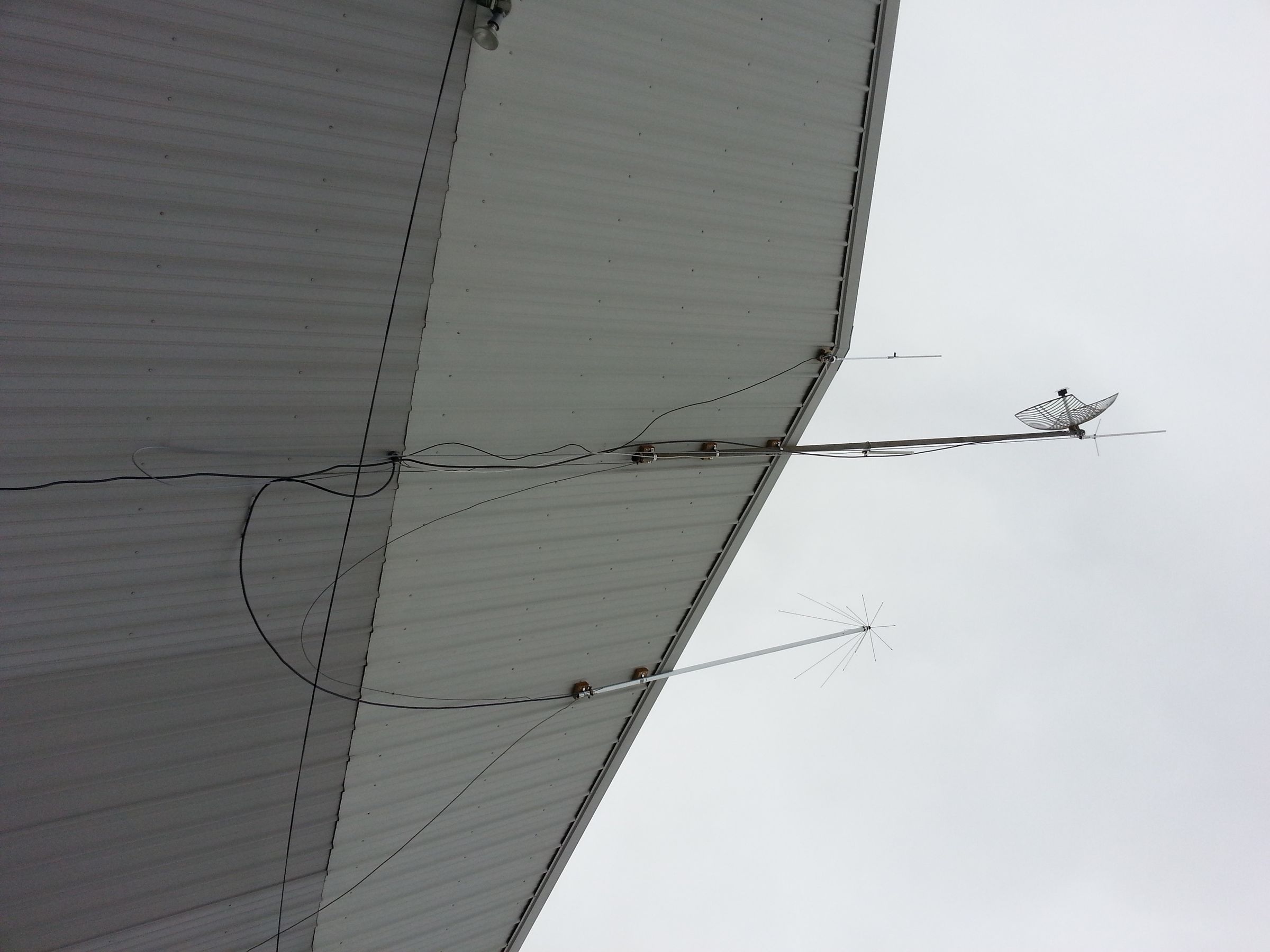 Low Budget Method to Mount Antenna Masts to a Building : 9 Steps (with ...