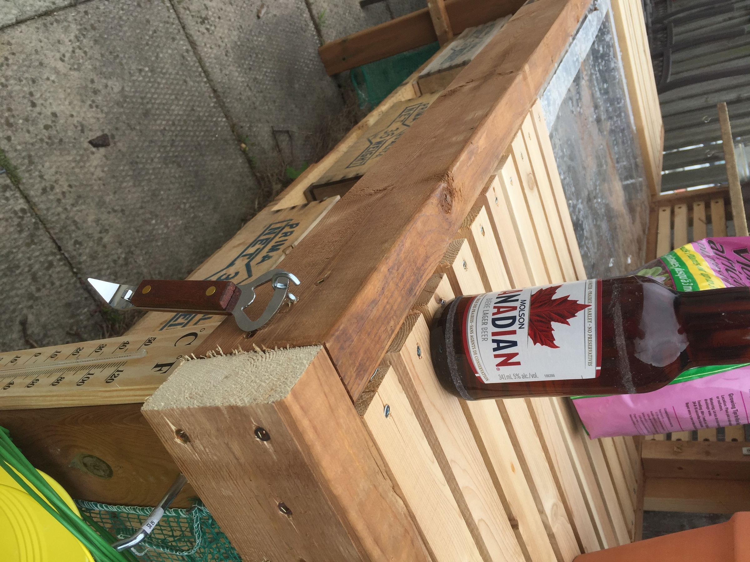 Planting Bench With Protected Growing Station : 3 Steps (with Pictures ...