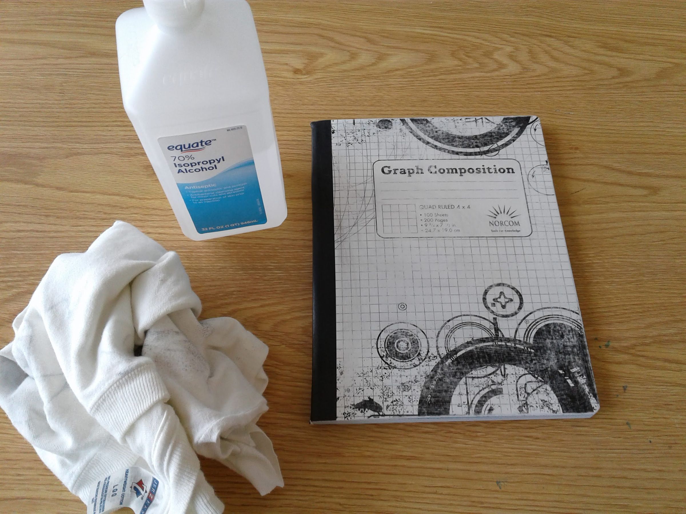 Decoupage Decorated Composition Book : 7 Steps (with Pictures ...