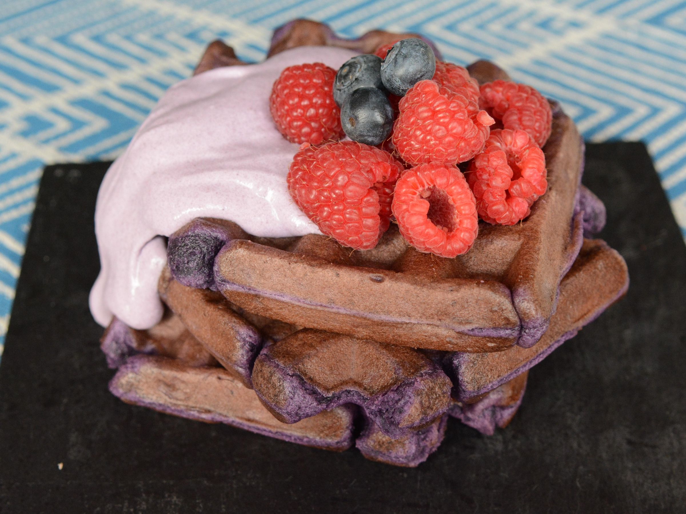 Funky Purple Ube Waffles : 6 Steps (with Pictures) - Instructables